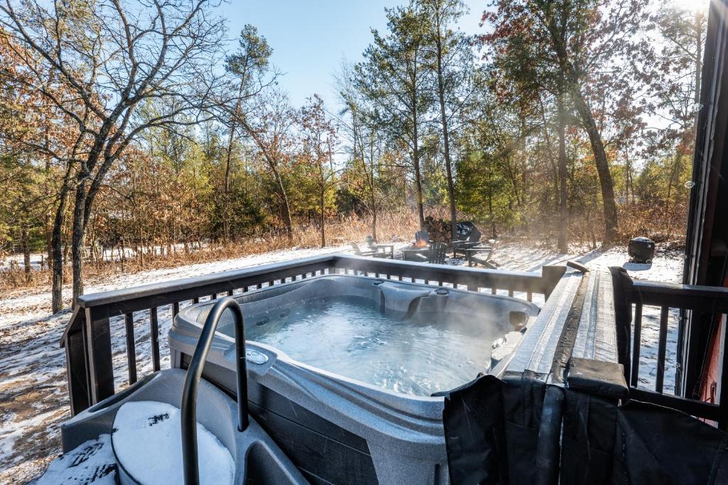 Timber Haven Aframe Cabin - Brand New Hot Tub, Friendship (tarifs ...
