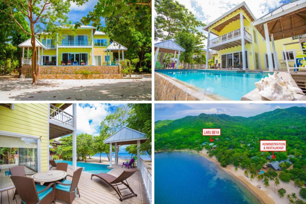 Updated Beachfront Paradise Infinity Pool Roatan, Palmetto Bay (updated ...