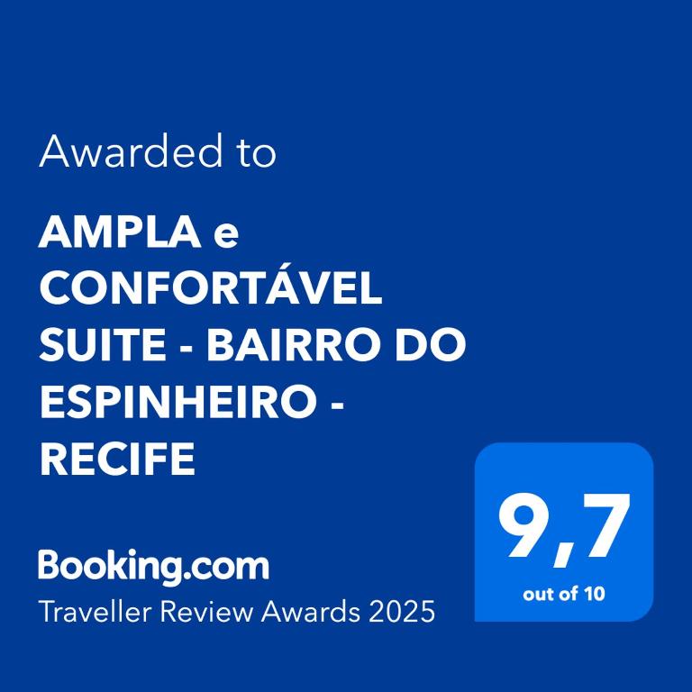 AMPLA e CONFORTÁVEL SUITE - BAIRRO DO ESPINHEIRO, Recife (updated ...