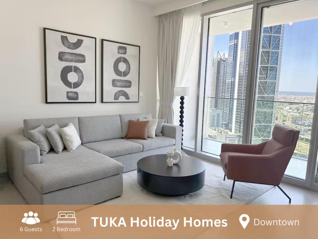 2BR Forte Tower 1 Downtown 3mn Burj Khalifa، دبي (أسعار محدثة لعام 2025)