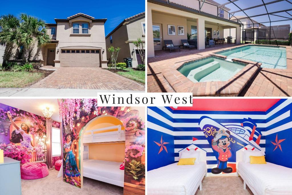 Lakeview 8BR Pool Spa Themed Rooms-Windsor West, Kissimmee (updated prices 2025)