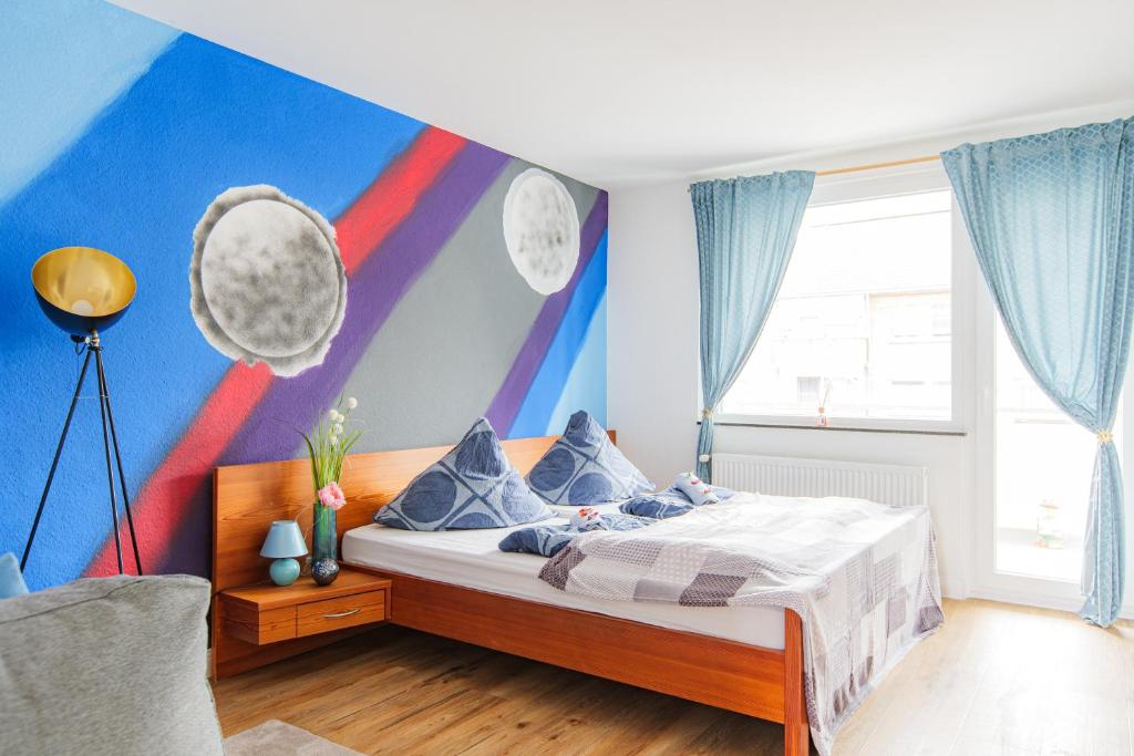 - Stellar Haven Deluxe with Cosmic Design - 3-Room Space-Themed ...