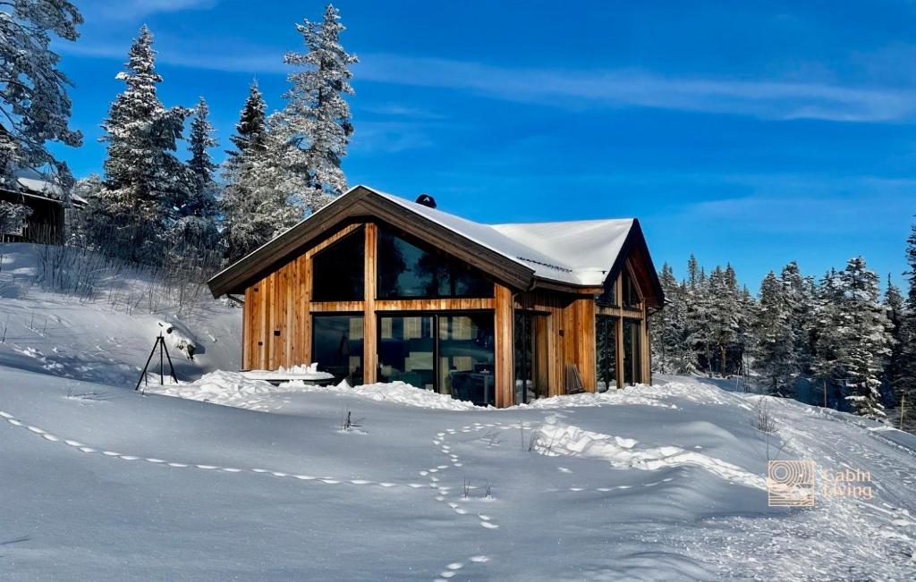 New modern cabin at Norefjell with sauna, Noresund (updated prices 2026)