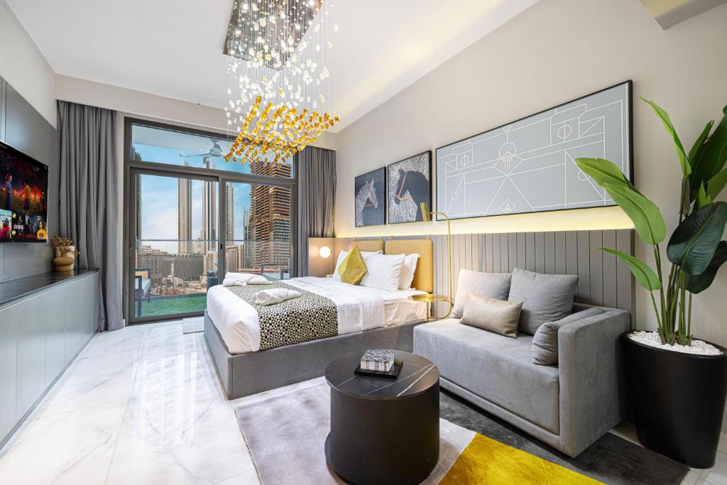 Cozy Studio Steps from Dubai Mall & Burj Khalifa, Dubái (precios ...