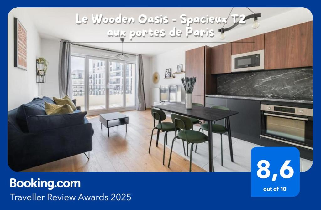 Le Wooden Oasis - spacieux T2 aux portes de Paris, Saint-Ouen (tarifs ...