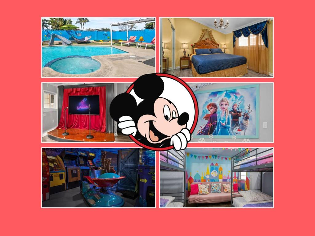 Mickeys House - Heated Pool, Slide, Golf, Karaoke and More, Anaheim ...