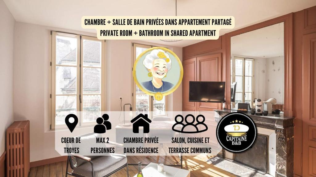 Chez Suzanne 2 - Chambre Privée dans Maison de Ville - Confort ...