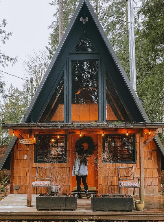 Epic view A-frame - Hot-tub Firepit & Fireplace, Granite Falls (updated prices 2025)