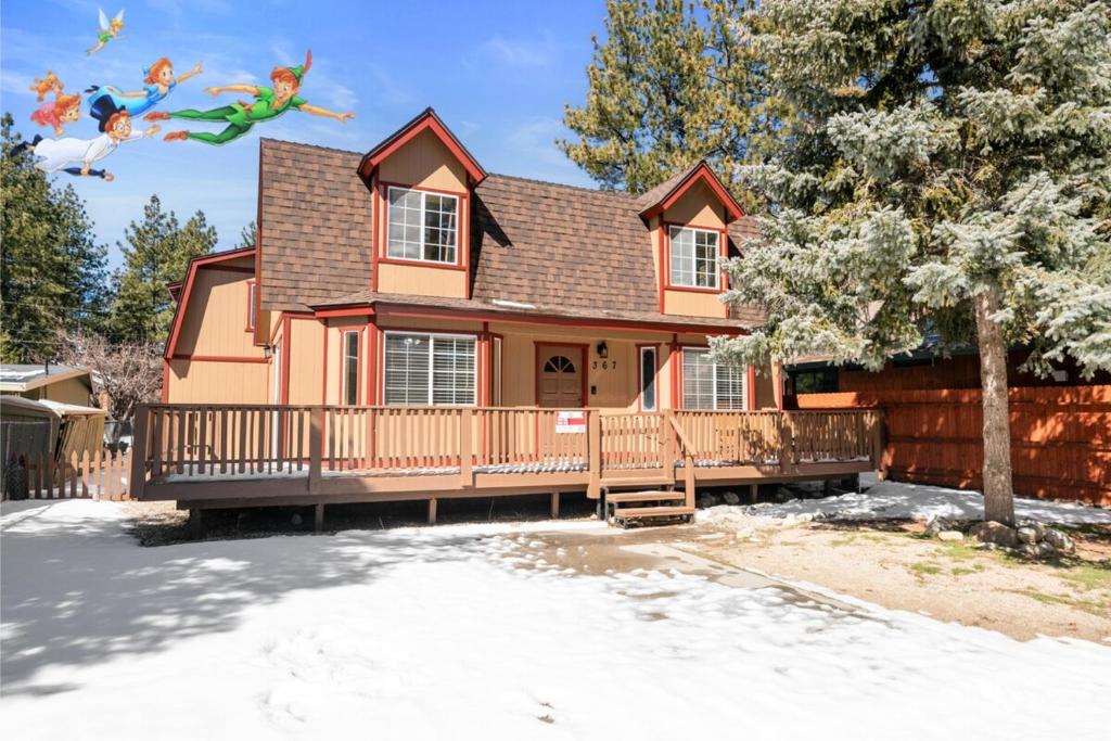 The Peter Pan Hideout with BBQ and Large Backyard, Big Bear City ...