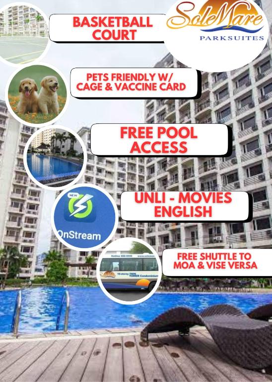 Staycation Infront of Dfa, Parqual , Ayala Mall, Moa, City of Dreams ...