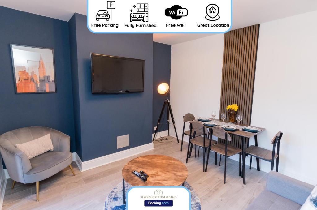 Award-Winning Four Bedrooms House, Parking, WiFi By Derby Short Term ...