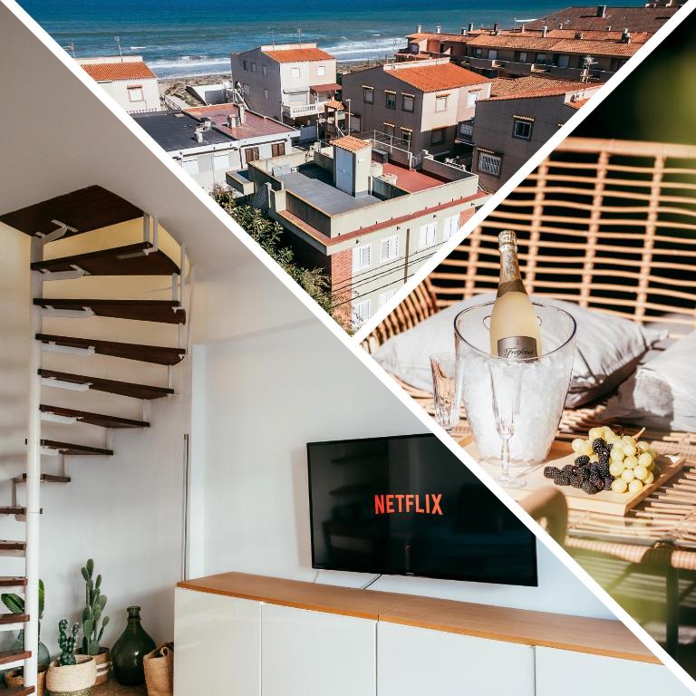 Garden on the Beach, 50m to beach, Chill Out, Large terrace, Mareny ...