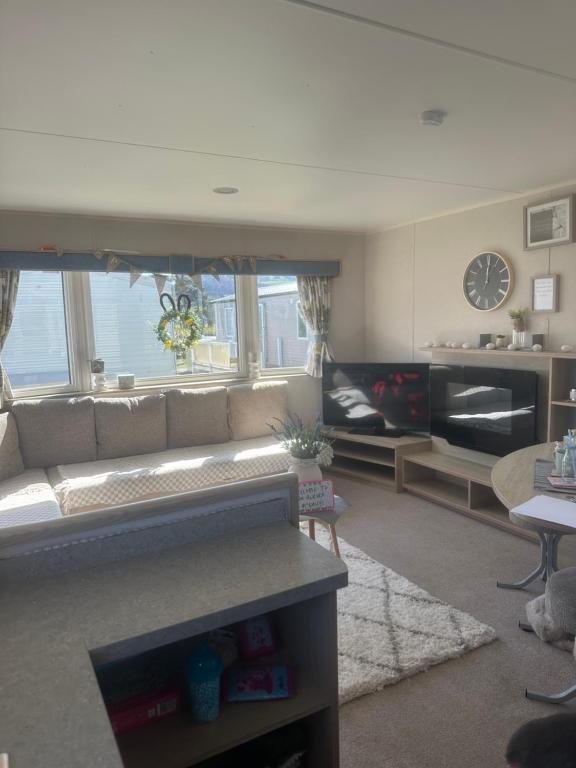 The Aurora van at Presthaven sands holiday park and beach resort in ...