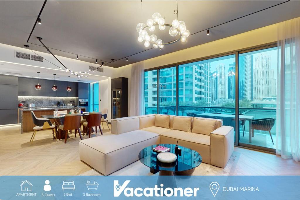 Azure Residence - Magnificent Three Bed in Marina, Dubai (updated ...