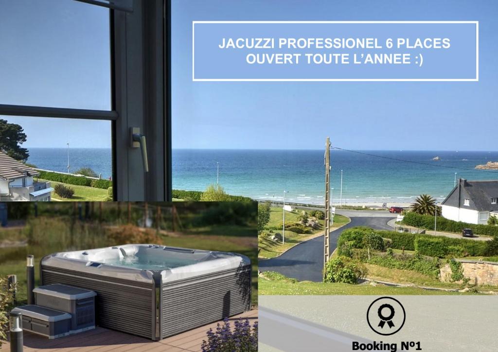JACUZZI professionel Les pieds dans l'eau plage à 50 m, Trévou ...
