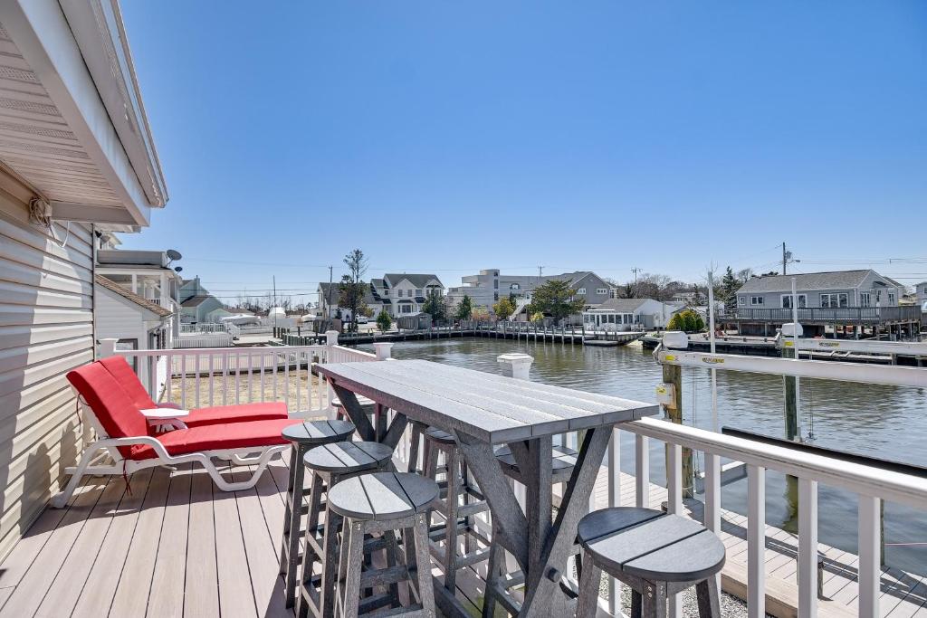Bayfront Home with Boat Dock and Deck in Forked River, Forked River ...