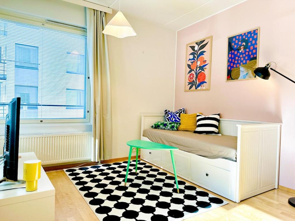 Helsinki stylish one bedroom apartment - metro, sauna and free parking ...