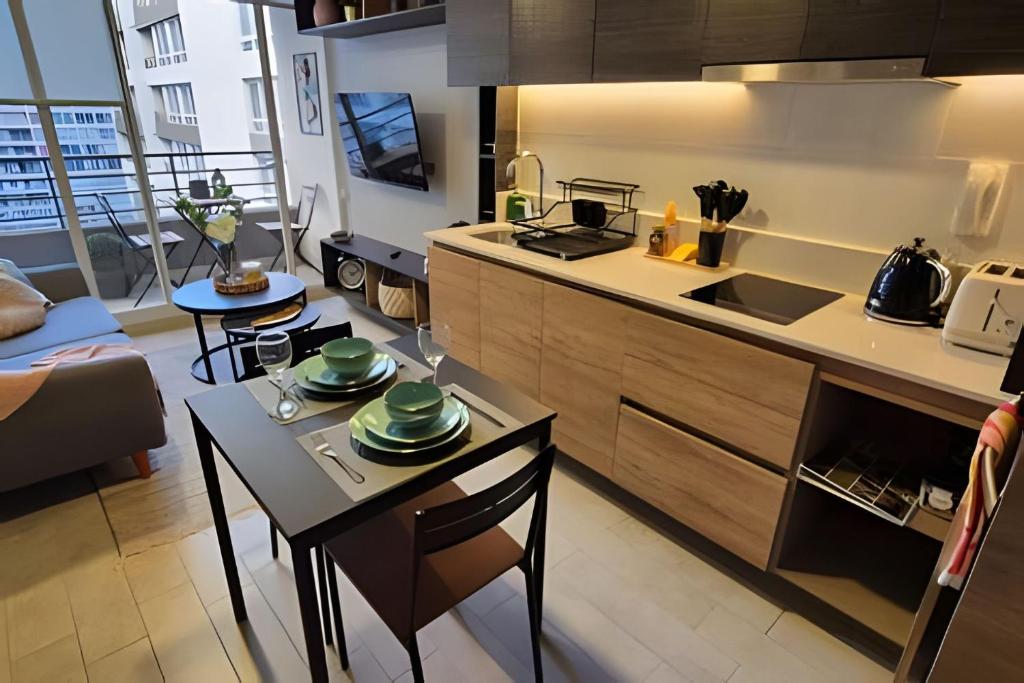 Santiago Centro Depto 1D1B lujo, metro, wifi, hermosamente decorado ...