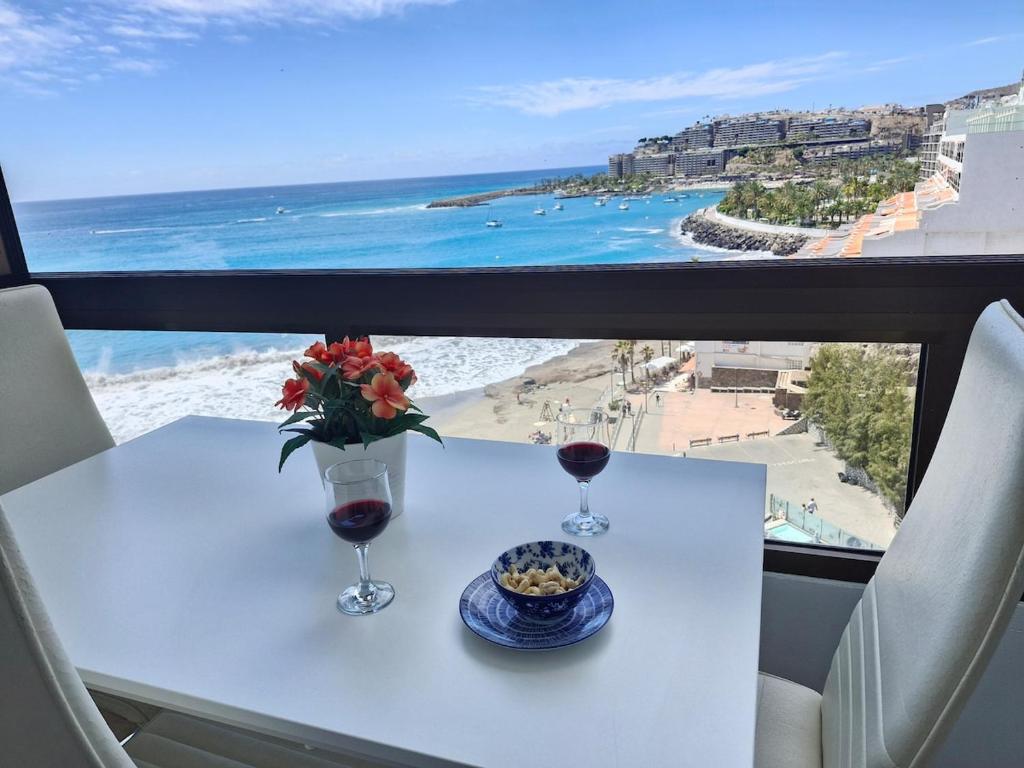 Patalavaca beach apartment with stunning ocean view, Patalavaca ...