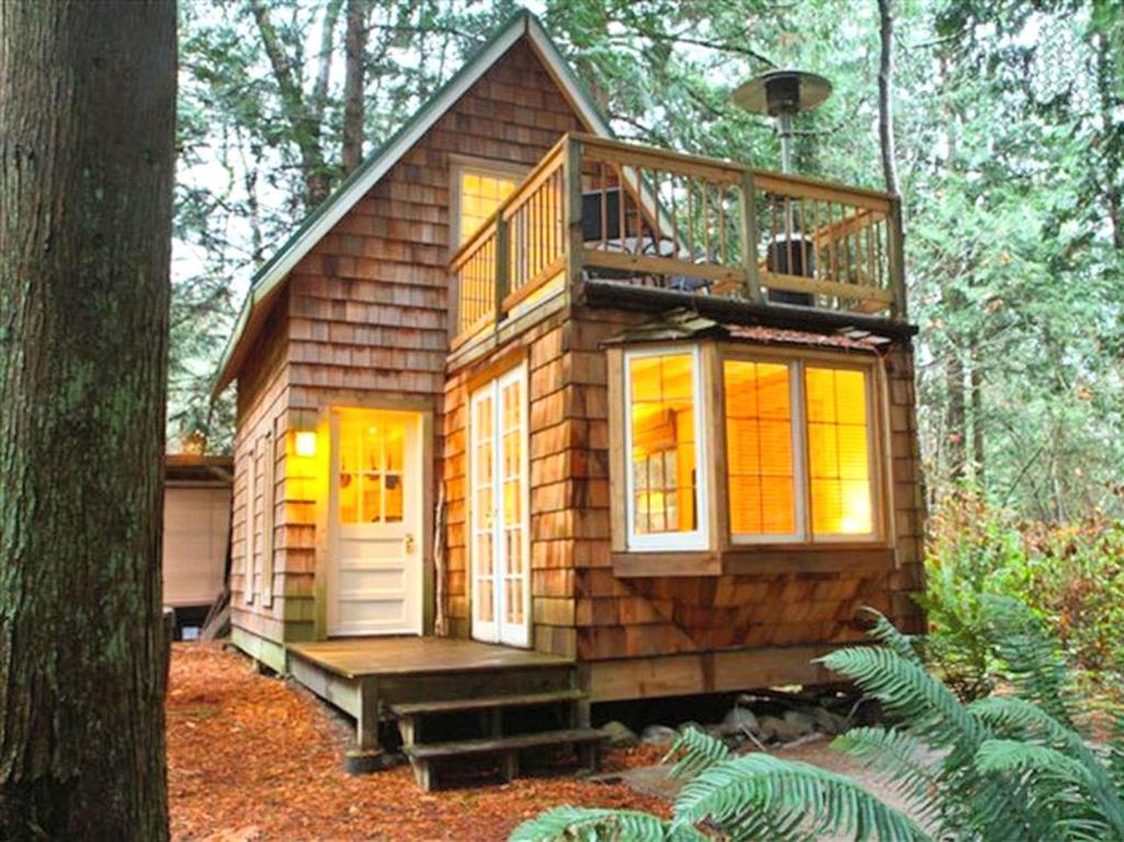 Unique Woodland Cabin Rental for Couples in Point Roberts, Washington ...
