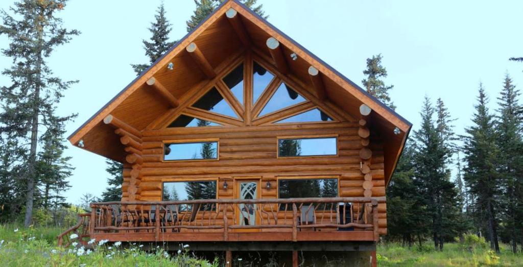 Unique Log Cabin Rental with Stunning Mountain Views in the Kenai ...