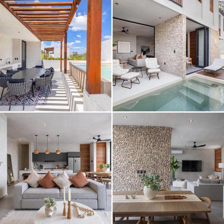 Modern and Luxury Villa with 2 private pools in Tulum, Tulum (updated ...