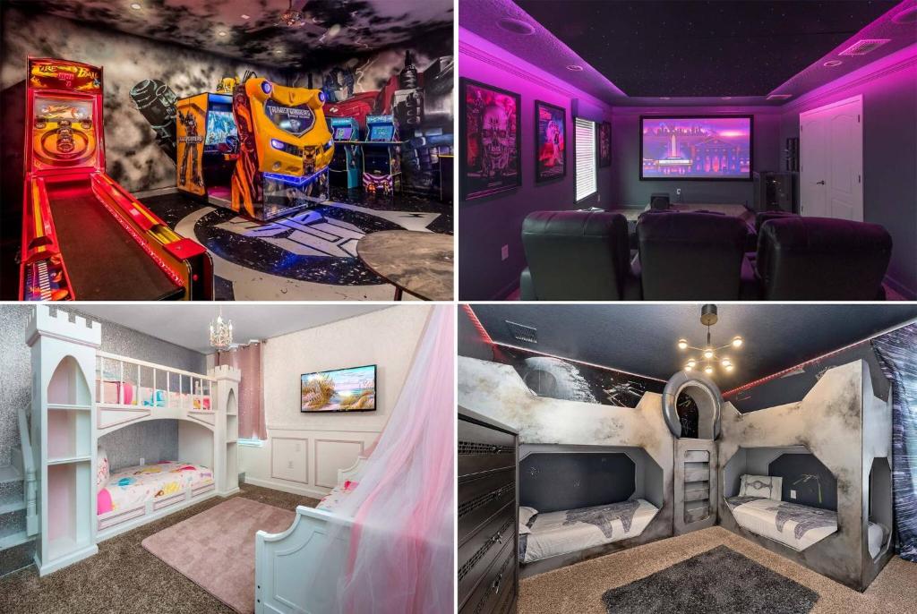 Ultimate Arcade Mansion - Theater, Theme Rooms, Davenport (updated ...