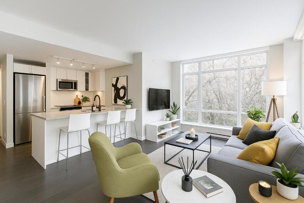 Urban Comfort Central 2BR Apartment with City Views, Vancouver (updated ...