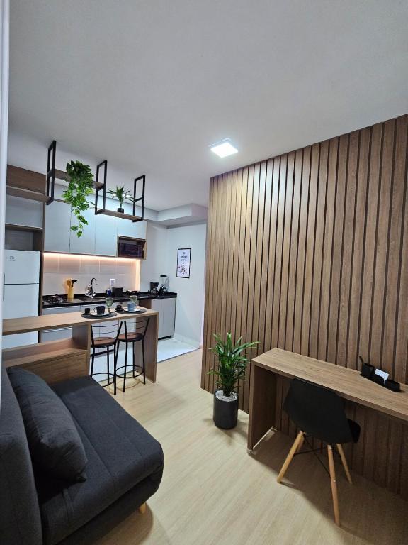 Studio 306, decorado com garagem e ar-condicionado, Paranaguá (tarifs ...