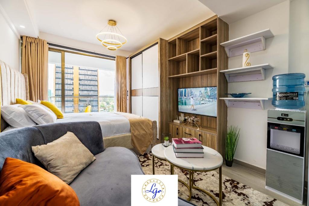 executive studio apartment in kilimani with modern luxury facilities ...