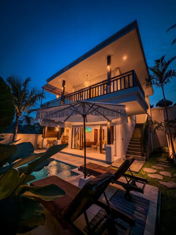 Private Villa with Pool, Bathtub, Rice Field & Jungle Views, Ubud ...