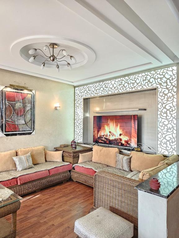 Villa familial Tanger Vue sur Mer avec Piscine, Tánger (precios ...