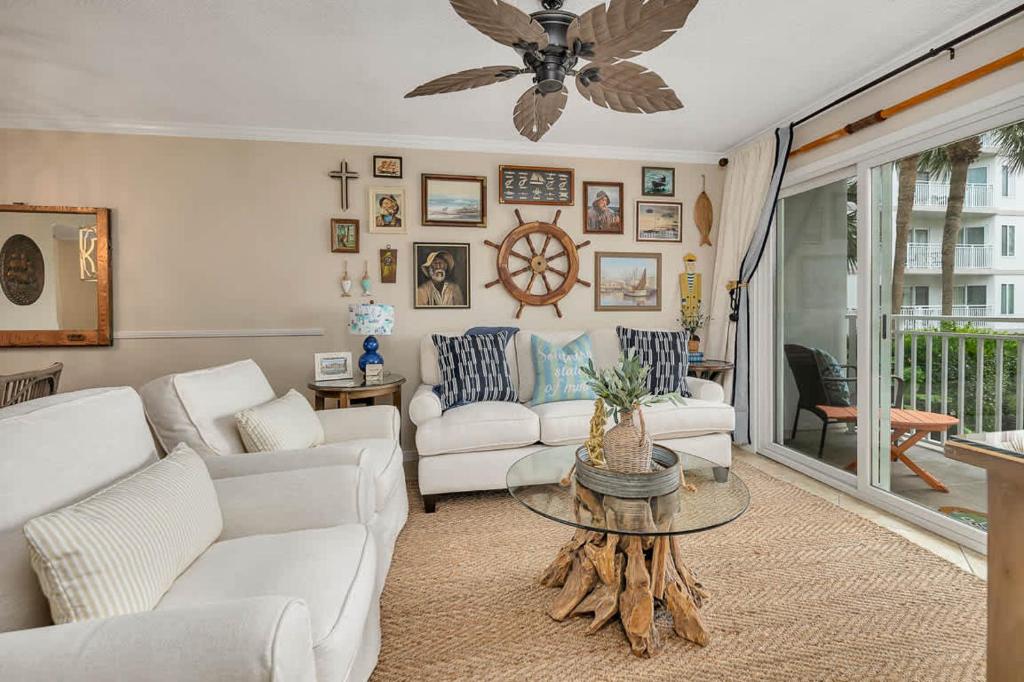 Sail Inn SaintSimons-ground unit beach access pool, East End (updated ...