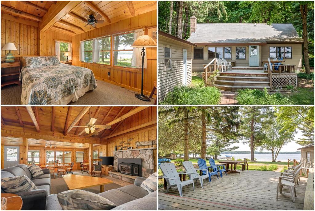 Cozy Lakeside 3BDR Moose Lodge at Lake Ann 19899, Lake Ann (updated ...