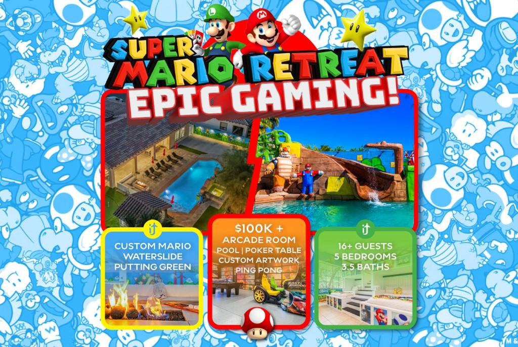 ALL INCLUSIVE - SUPER MARIO RETREAT – EPIC GAMING GETAWAY WITH ARCADES ...