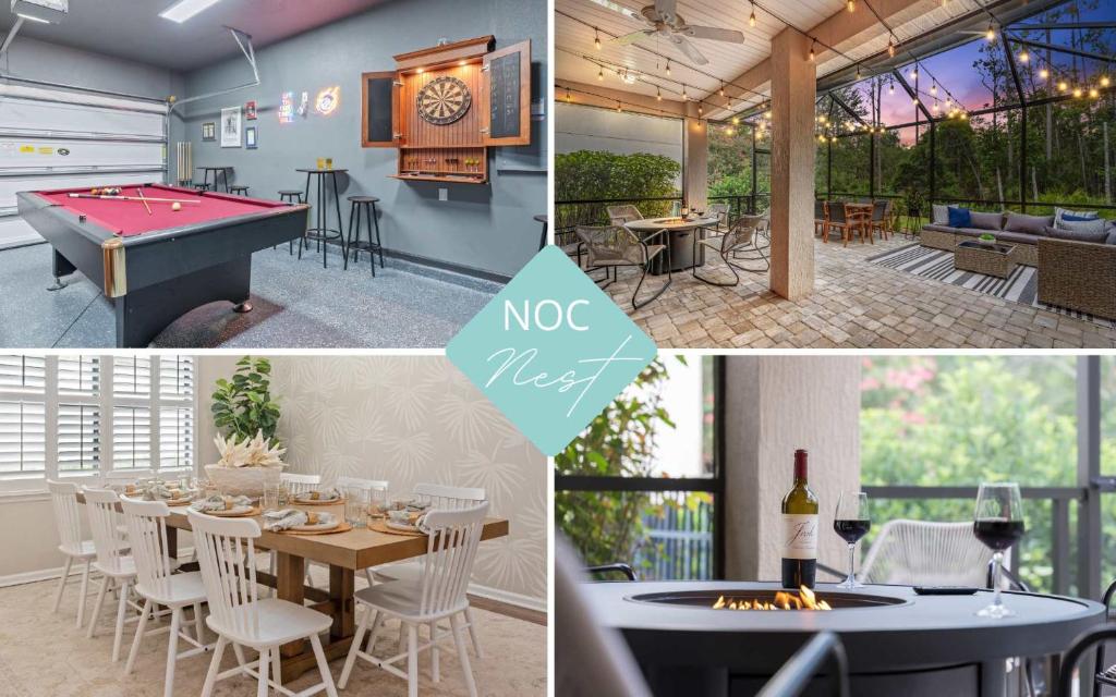 Noc Nest Family Retreat - Game Room & Cozy Lanai, Nocatee (updated ...