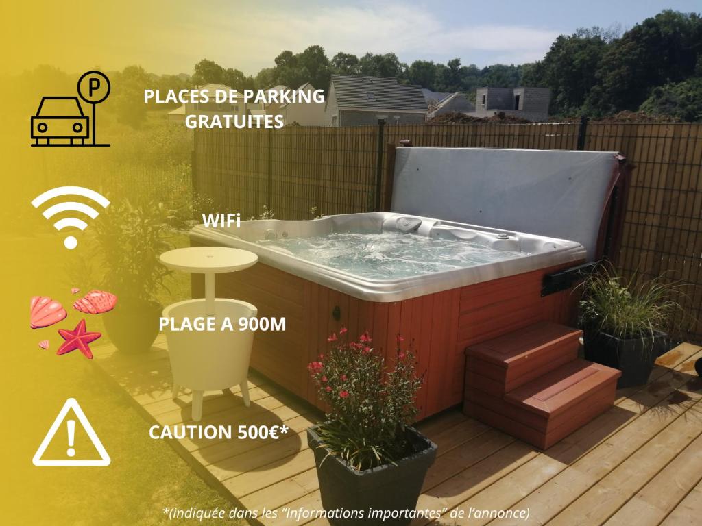 La Régate du Plaisir- Jacuzzi privé, Plage à 900m, Houlgate (tarifs ...