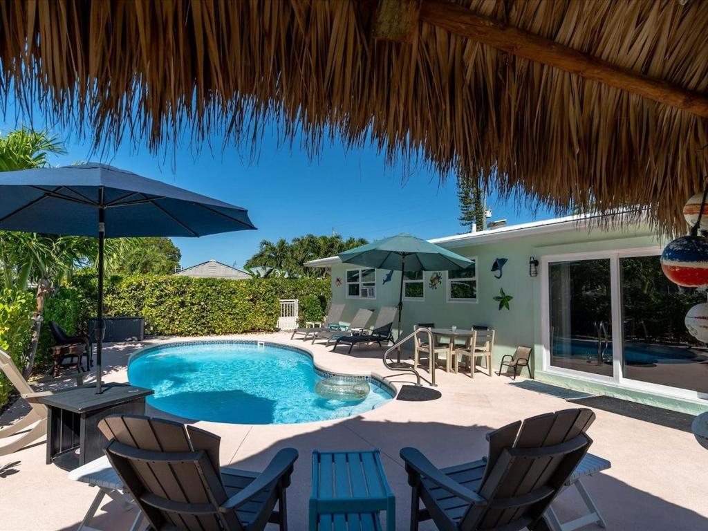 Tiki Time - Waterfront Pool Home, 65` Dock , Direct Ocean Access ...