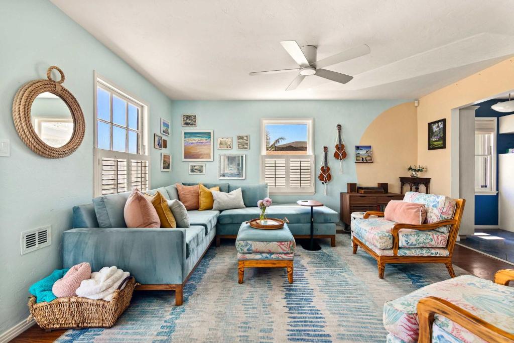 Boho Oasis with Pool Spa Firepit BBQ Ping Pong, San Diego (updated ...