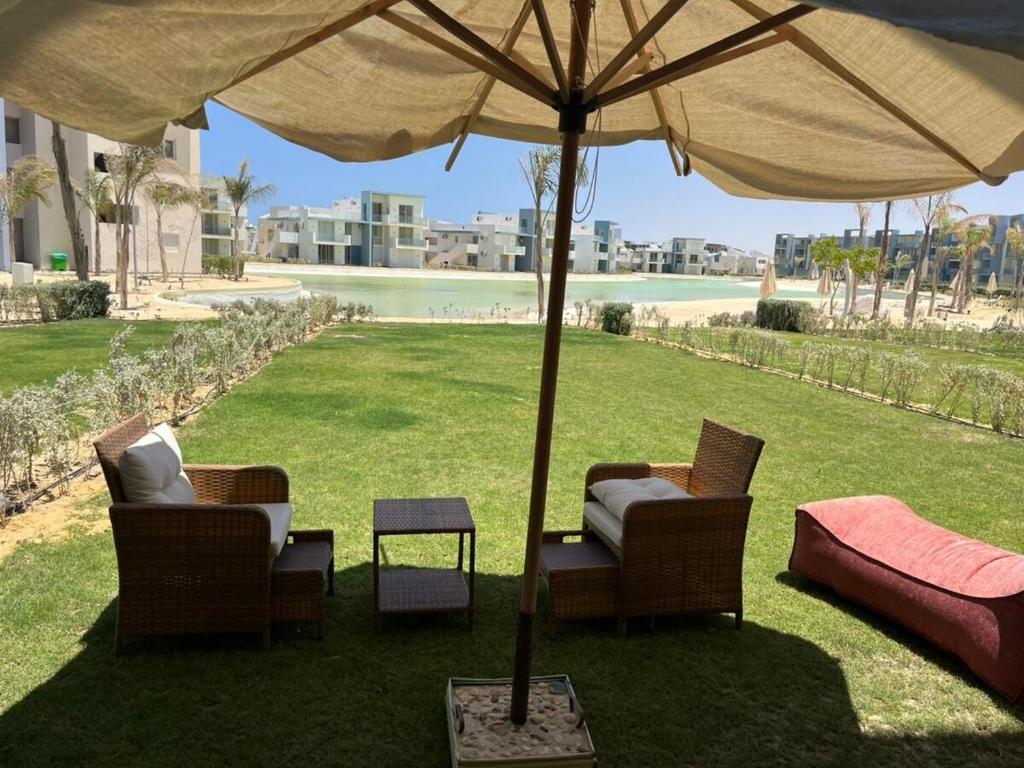 Fouka Bay - Ground Chalet with Garden 3BR - Lagoon View, Marsa Matruh ...
