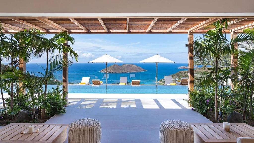 Posh Villa With Spectacular View Over Flamands Bay, Gustavia (updated ...