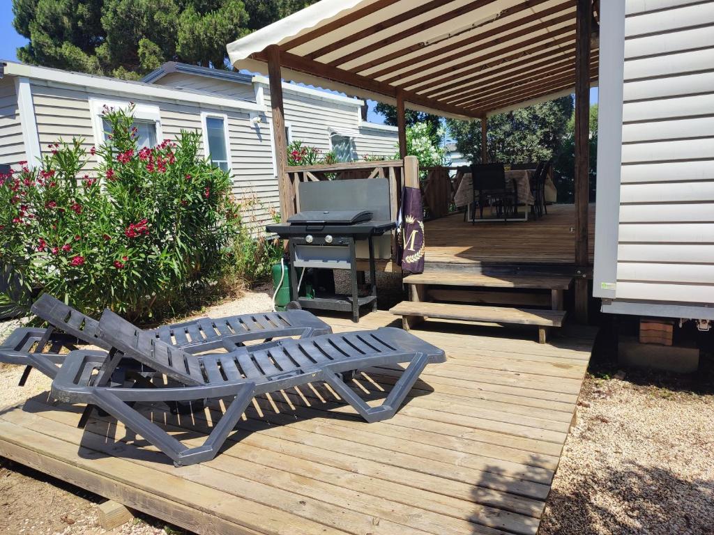 Camping DEL MAR 4 Étoiles à ARGELÈS SUR MER Mobil-Home Excellence 3Ch ...
