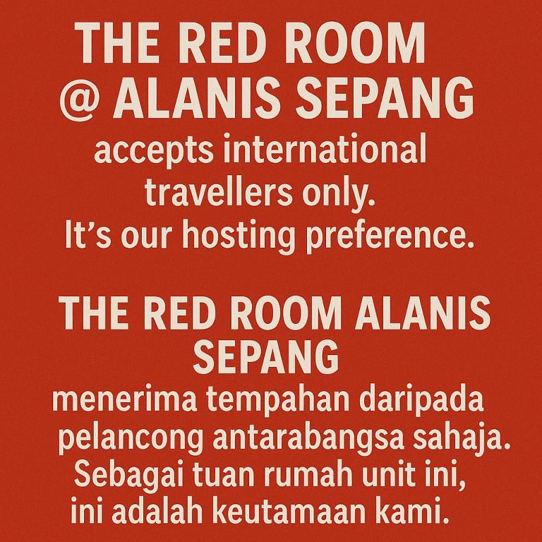 The Red Room Alanis Residence, Sepang (updated prices 2025)
