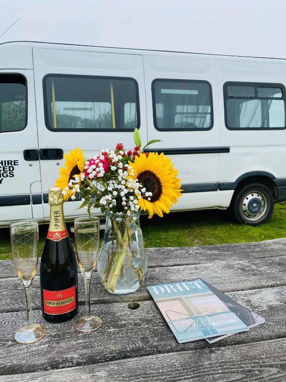 Quiet peaceful relaxing off grid Campervan Seaview and Ponies, Carbis ...