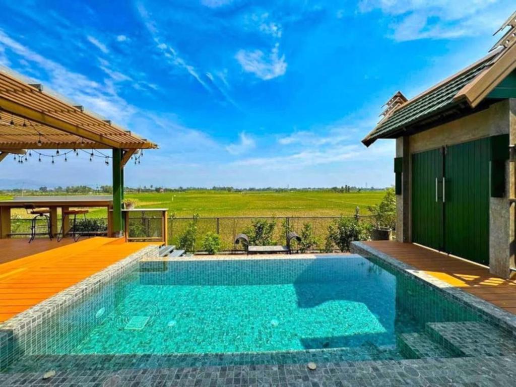 Chiang Mai Escape - Exclusive Jacuzzi Pool Villa with Scenic Rice Field ...