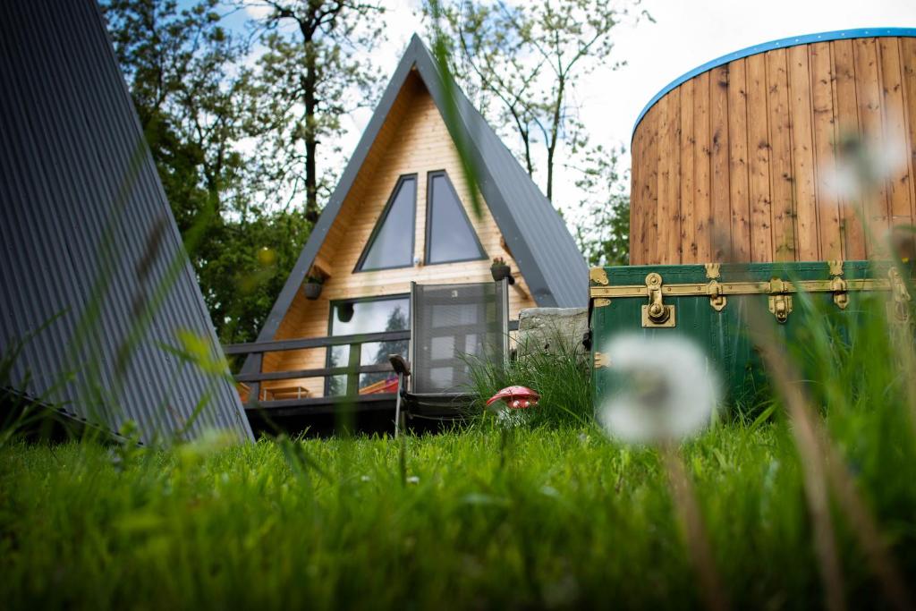 Carpatina Rustic House -Chaleturi A-frame Runcu, Runcu (vuoden 2025 ...