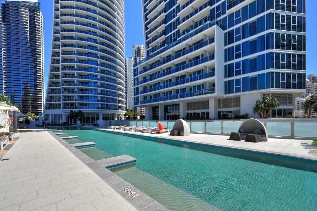 2 Bedroom Apartment at H'Residences - Ocean & City Views!, Gold Coast ...