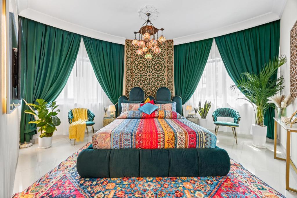 1BR Full Burj View 1 min to Dubai Mall Arabic Vibe, Dubai (updated ...