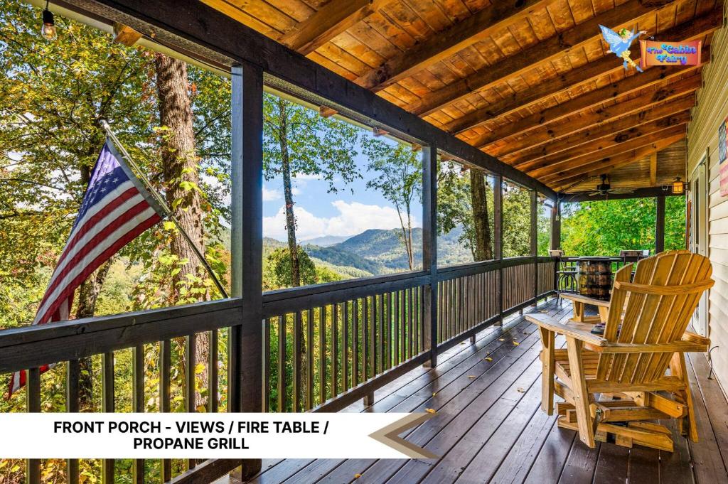 The Cabin Fairy's Castle/Magnificent View/K&Q Beds, Maggie Valley की ...