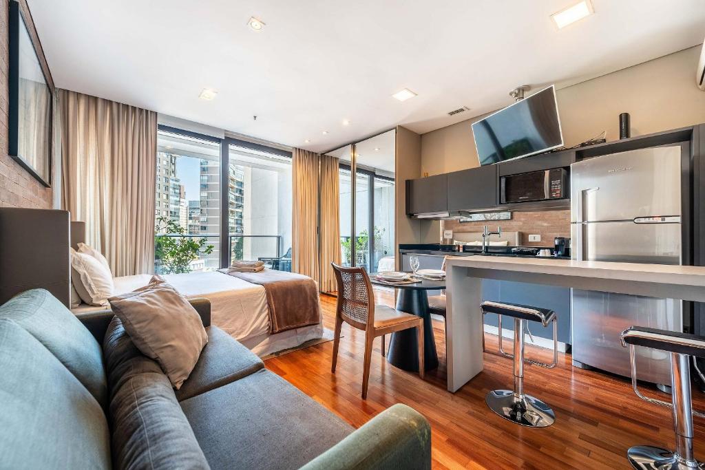 Studio Alto Padrão com Limpeza Diária - EF49, Сан-Паулу (оновлені ціни 2025 року)